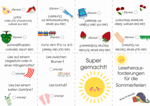 Akademie für Leseförderung: Lesepässe und Leseheftchen