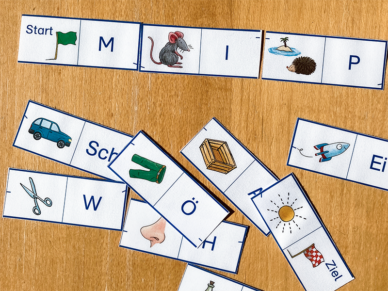 Buchstaben lernen - Stationenlernen